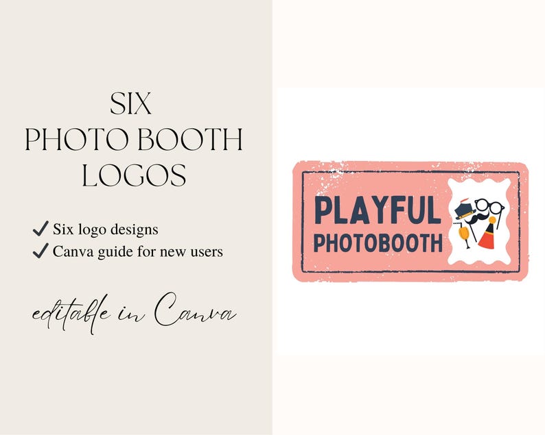 Photo Booth Logo Bundle - Etsy