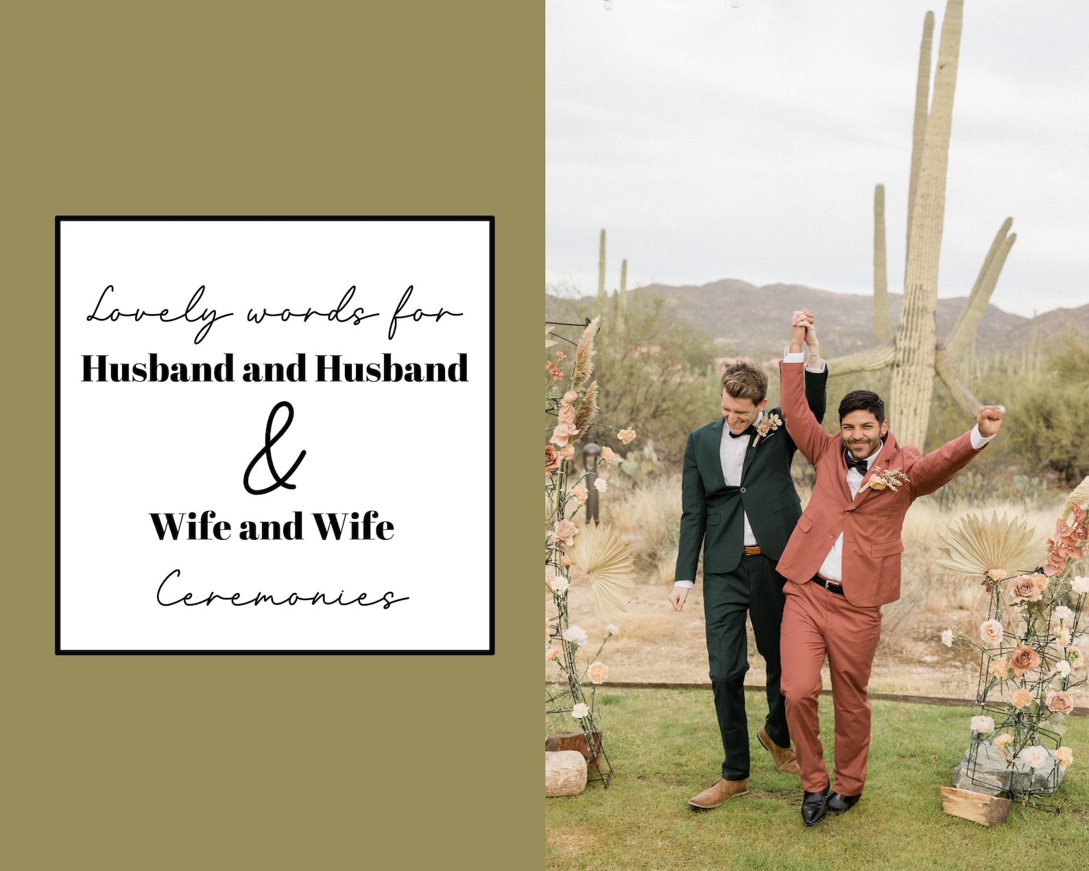 Same Sex Wedding Celebrant Script, Gay Wedding Officiant Speech ...