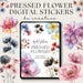 Sweet Spring Digital Stickers, Goodnotes Flower Stickers, Plant ...