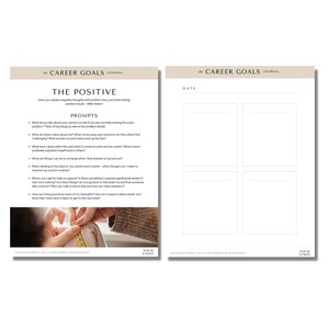 Career Goals Journal, Career Planner, Canva Career Plan Template ...