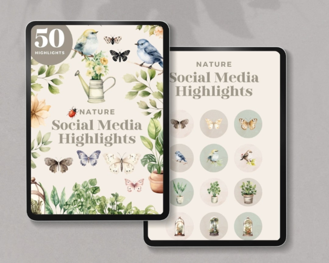 Nature Instagram Highlight Covers, Bird Story IG Highlight Template ...
