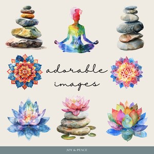 Mindful Yoga Digital Planner Stickers, Zen Goodnotes Stickers ...