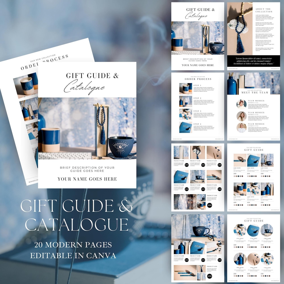 Christmas Catalogue Template INSTANT DOWNLOAD Wholesale Gift - Etsy