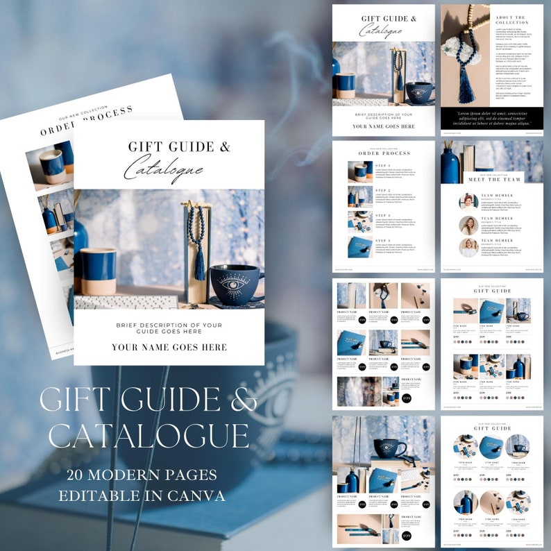 Christmas Catalogue Template, INSTANT DOWNLOAD, Wholesale Gift ...