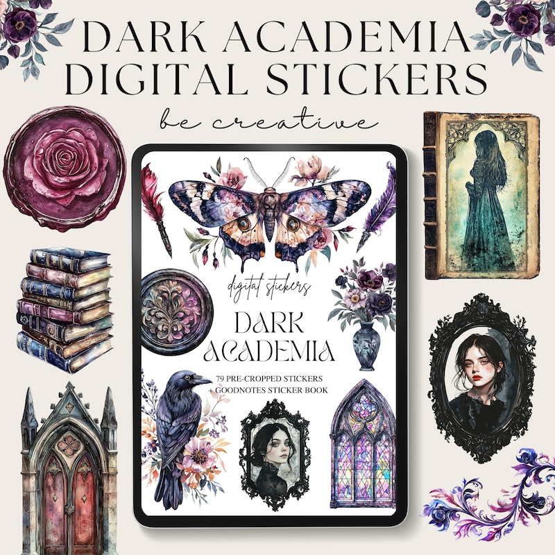 Dark Gothic Planner - Etsy