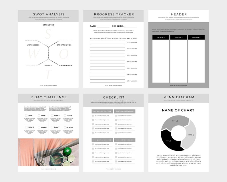 Freebie Digital Template Canva Workbook Template Canva Lead - Etsy