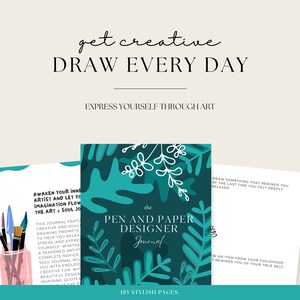 Canva Drawing and Art Journal, Artist Doodle Book, Digital Illustration ...