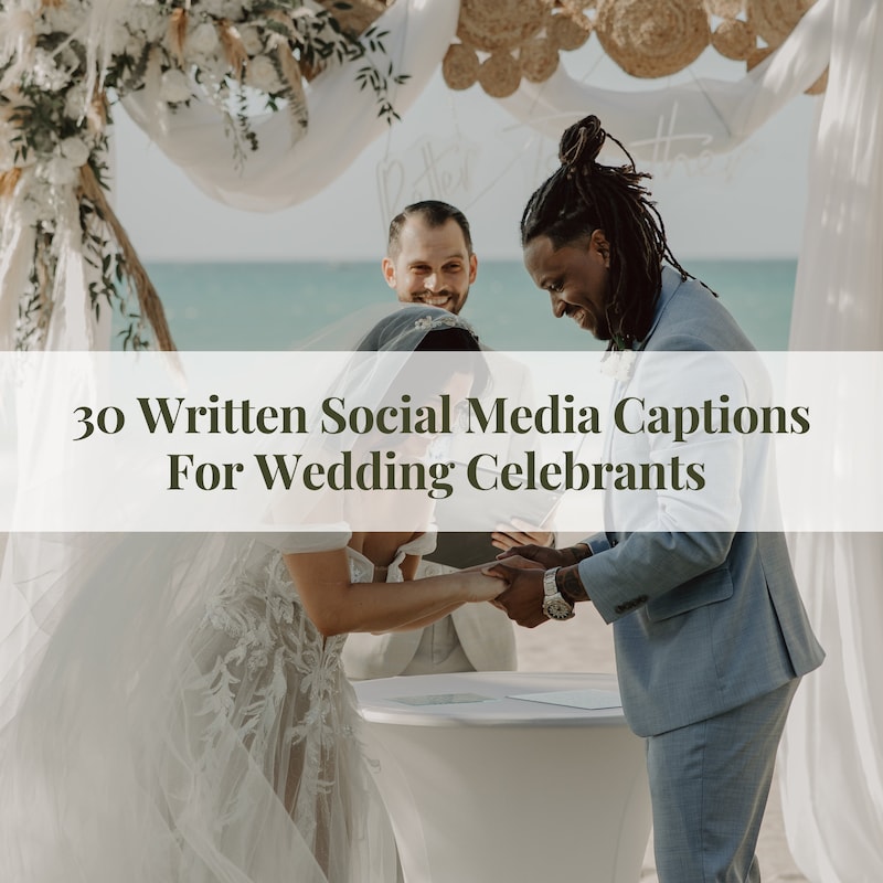 Wedding Officiant Flyer - Etsy