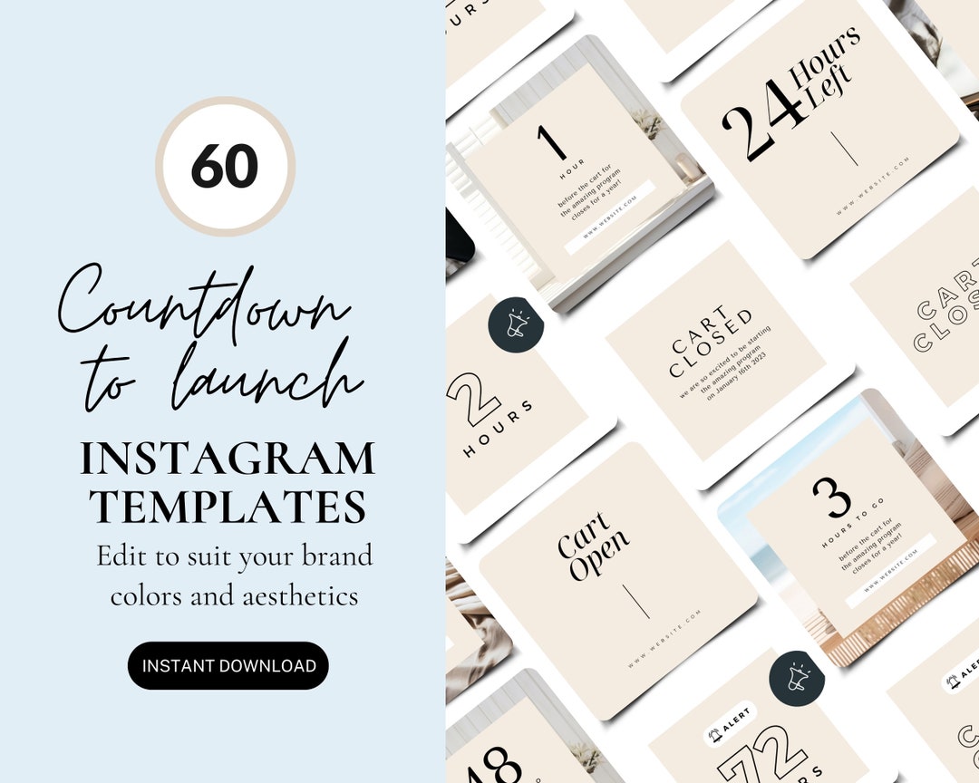 Product Launch Instagram Templates, Canva Editable Posts, New Product ...