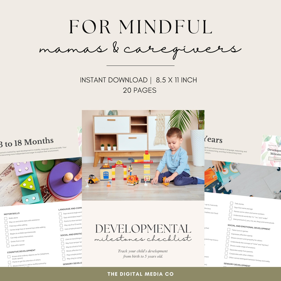 Developmental Milestones Checklist, Newborn to 5 Years, Child Growth ...
