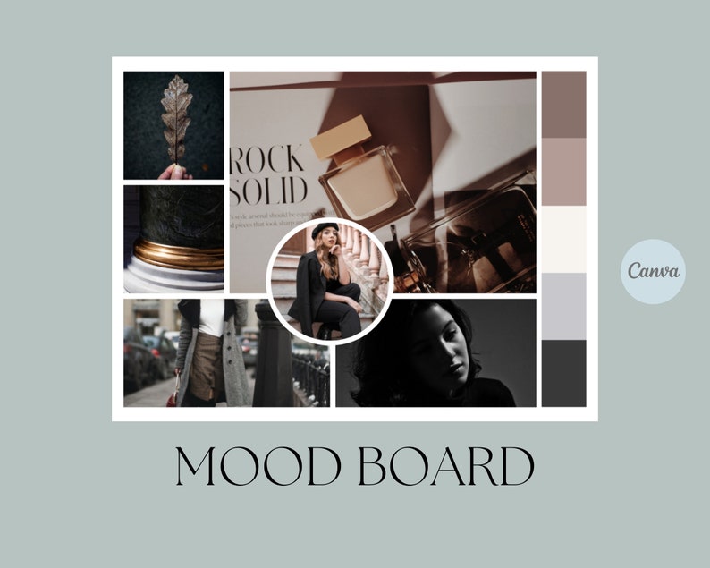 Canva Mood Board Bundle Canva Vision Board Templates - Etsy