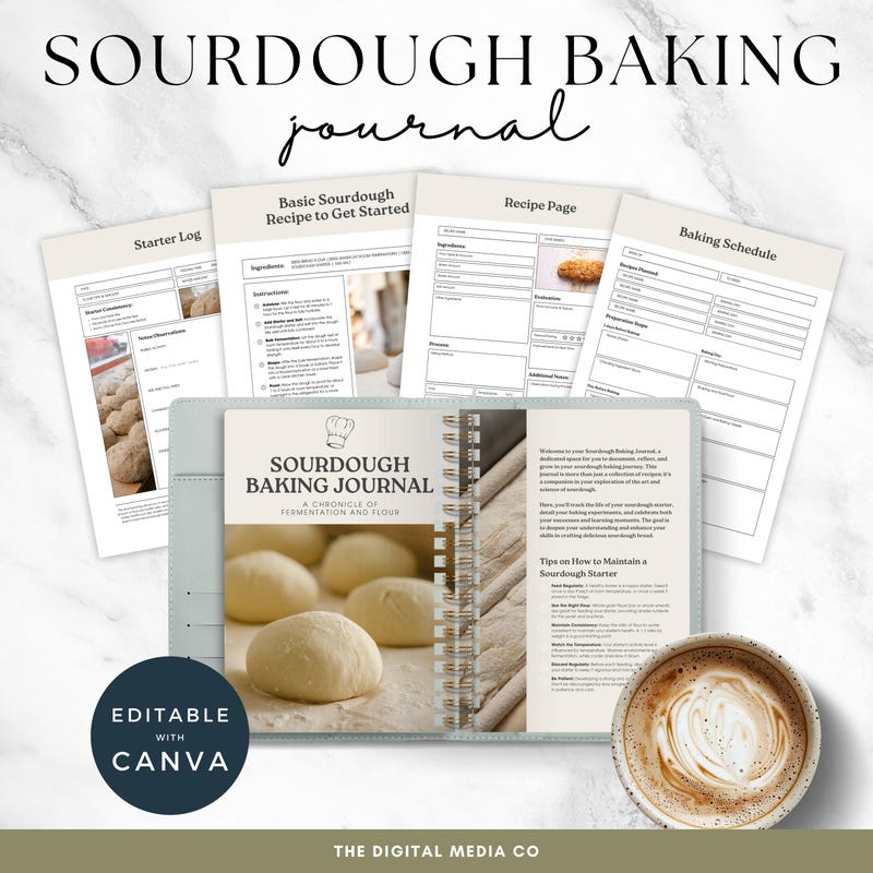 Sourdough Bakers Journal - Etsy UK