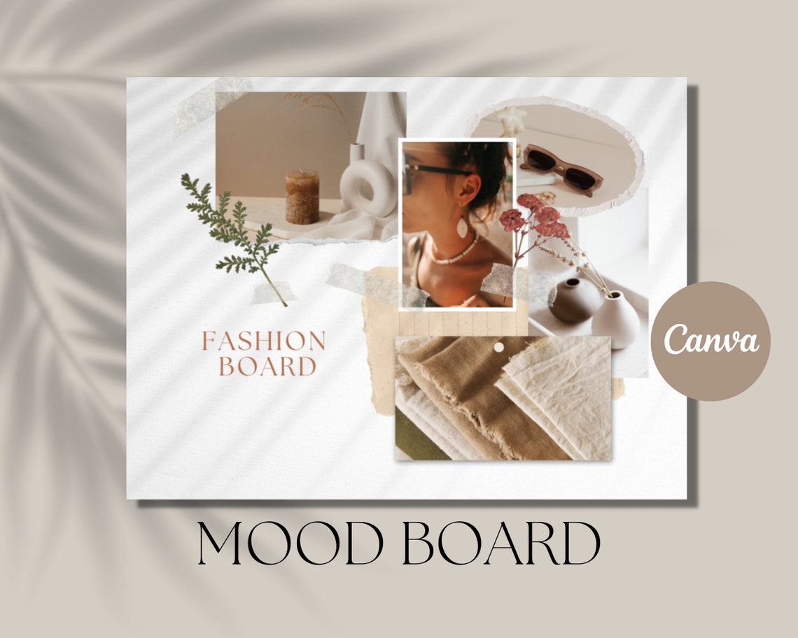 Canva Mood Board Bundle Canva Vision Board Templates - Etsy