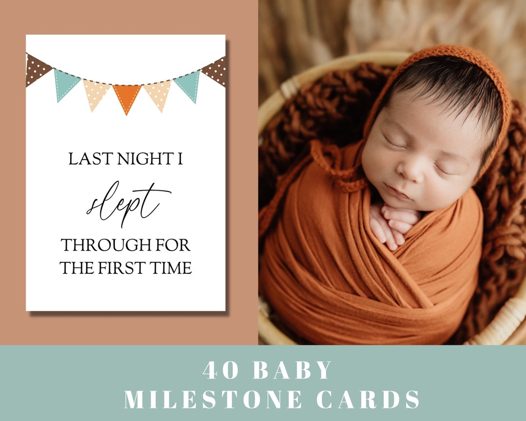 Baby Milestone Cards Boho, Baby Milestone Cards Printable, Baby ...