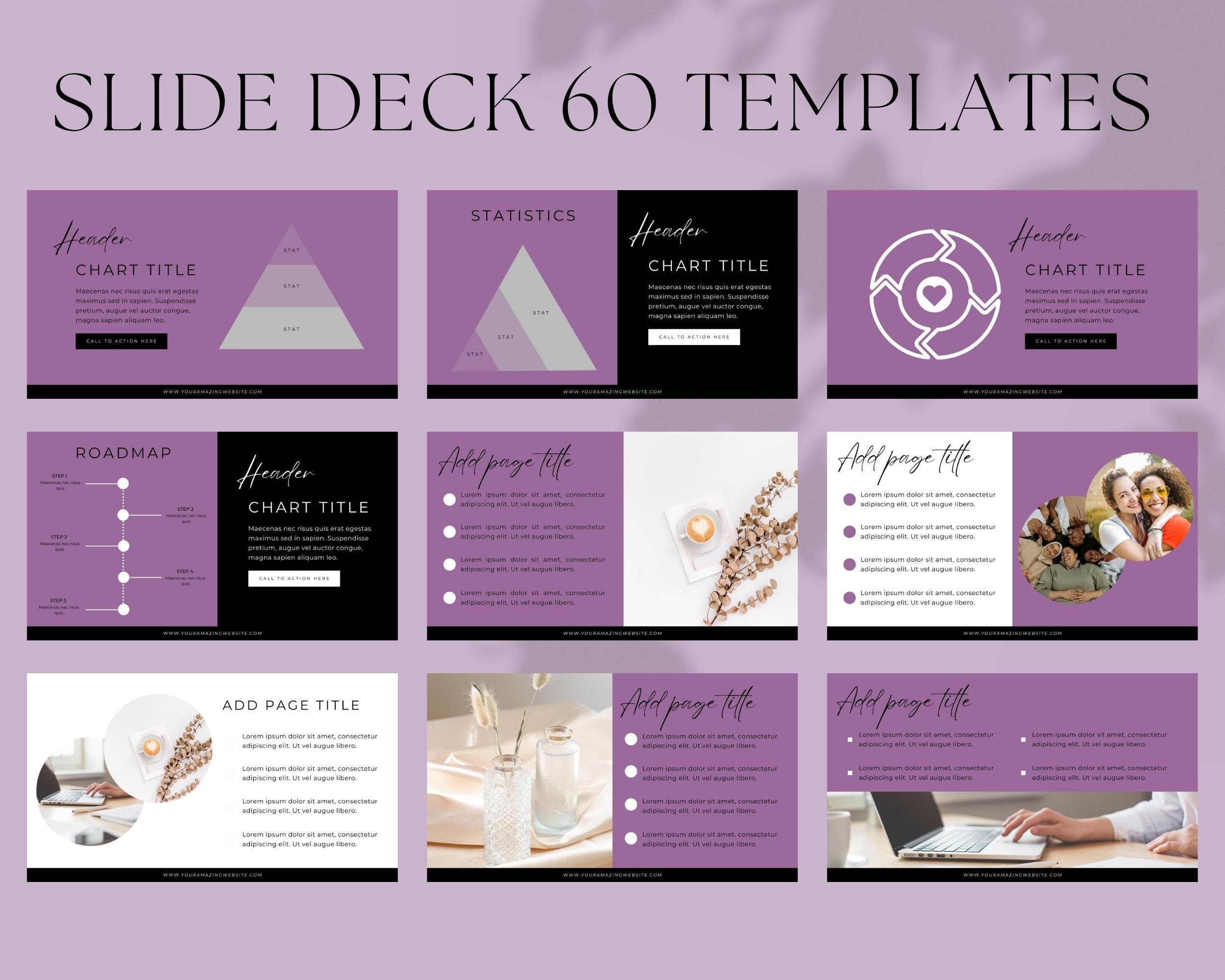 Big Slide Deck Presentation Canva Presentation Template - Etsy