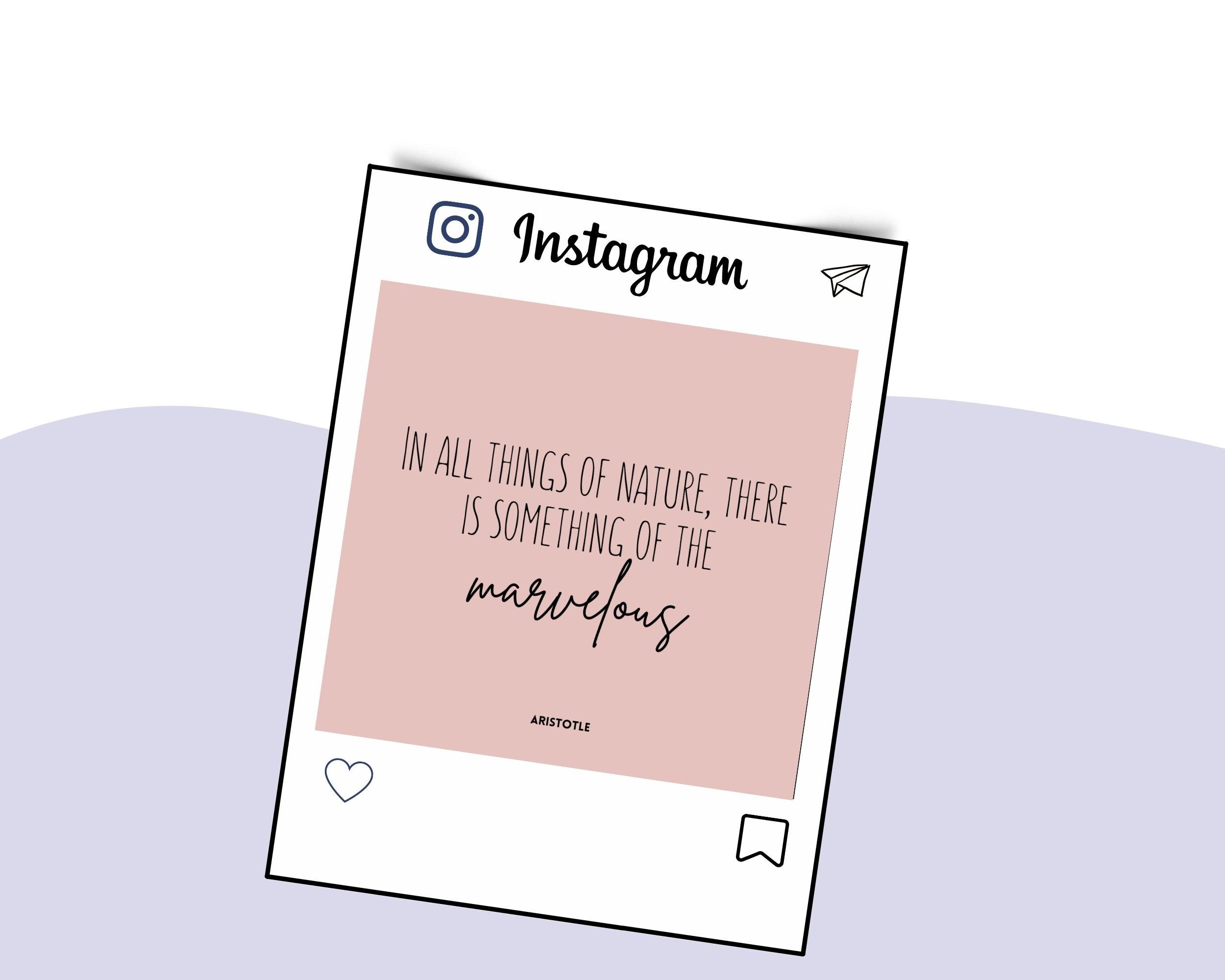 30 Famous Quotes Instagram Templates Inspirational Social - Etsy