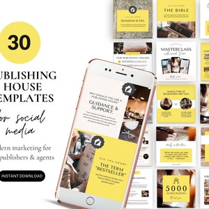 Publishing House Social Media Posts, Author Agent Marketing, Instagram ...