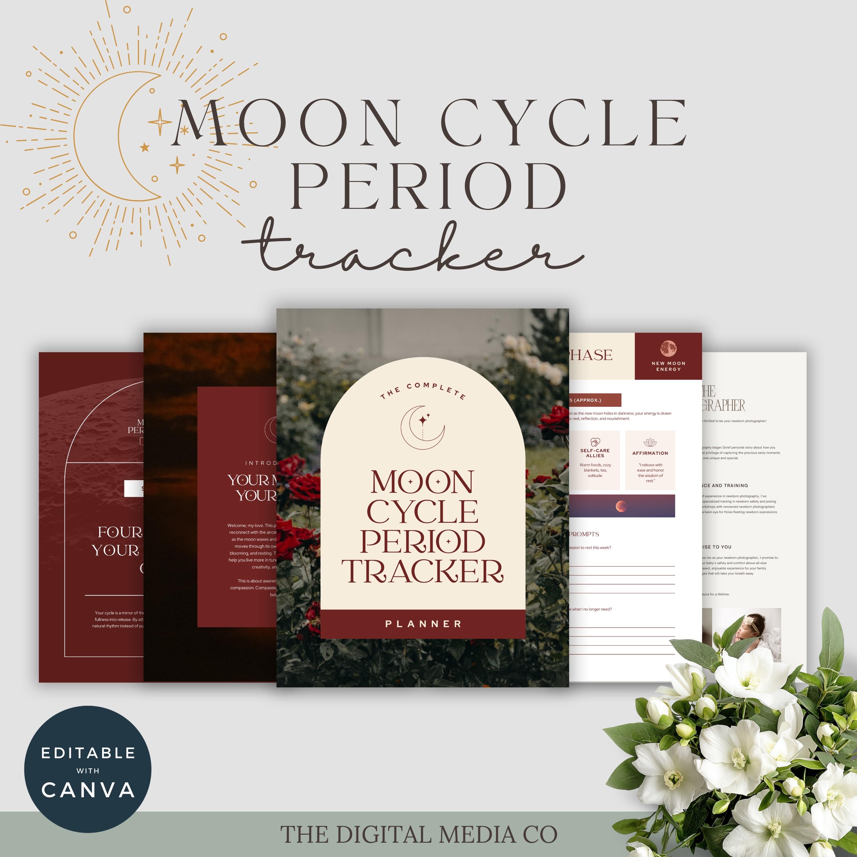 Moon Cycle Period Tracker - Etsy