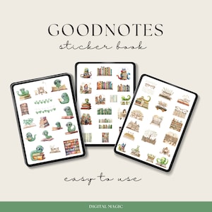 Book Lover Digital Planner Stickers | Digital Sticker Book | Goodnotes ...