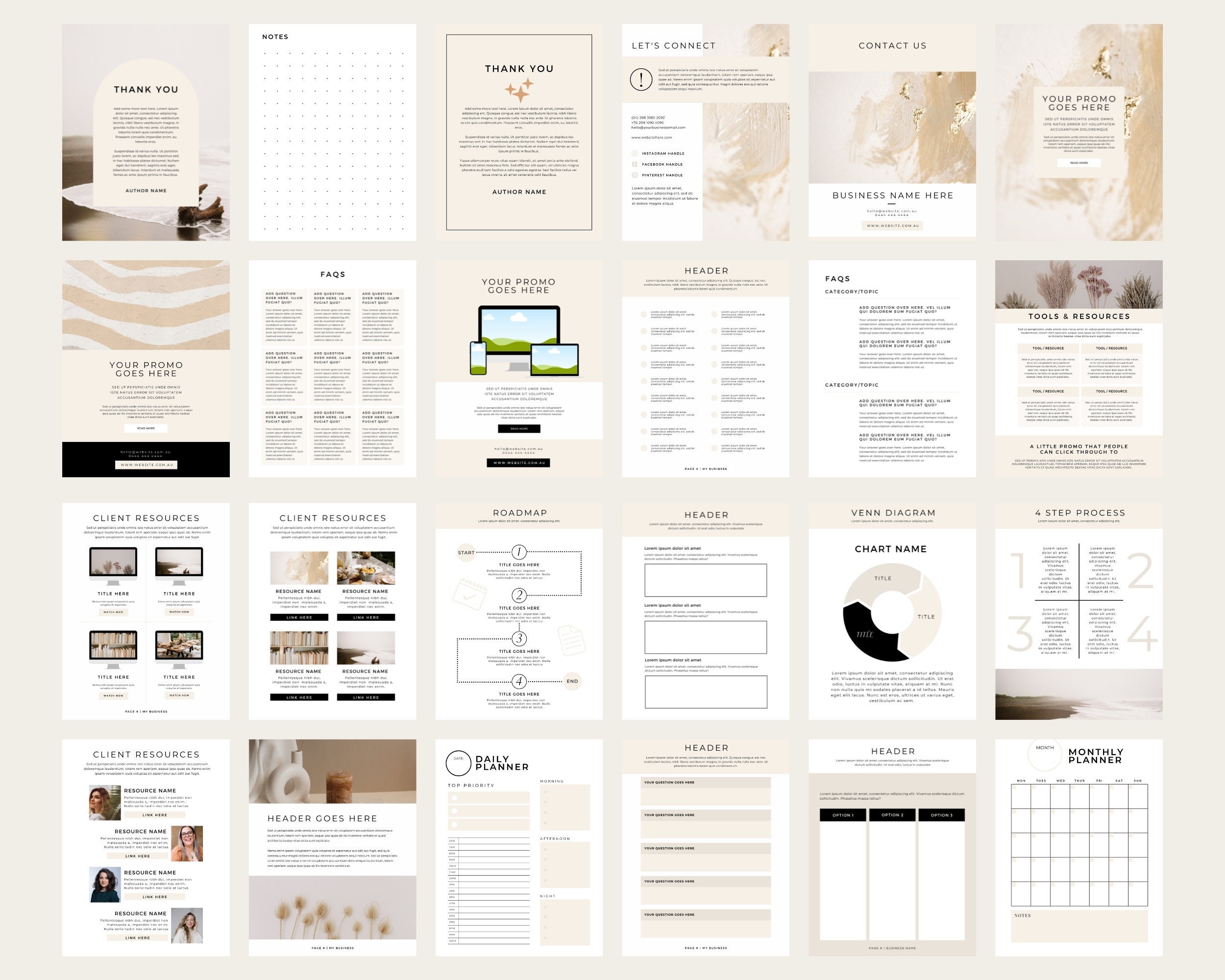 Freebie Digital Template Canva Workbook Template Canva Lead - Etsy