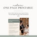 One Pager Nonprofit Canva Templates, Editable Infographic, Organization ...