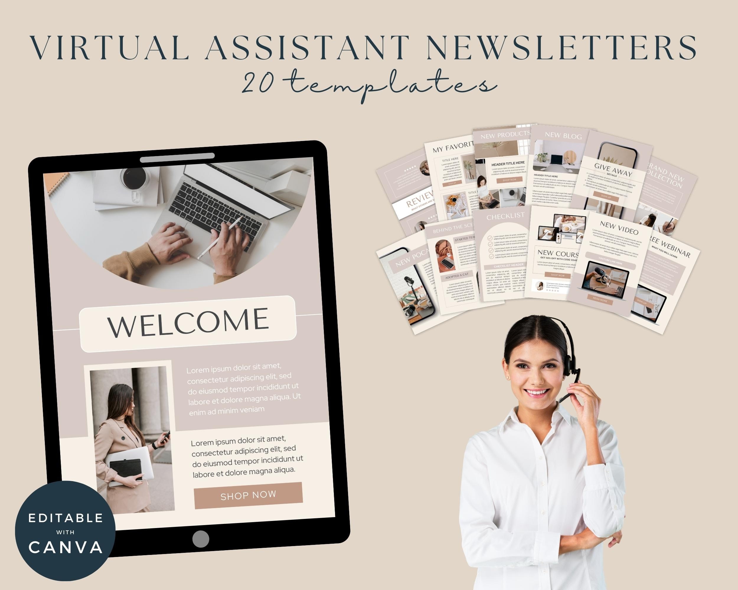 Virtual Assistant Email Templates Welcome Email Template - Etsy Virtual Assistant Email Templates Welcome Email Template - Etsy