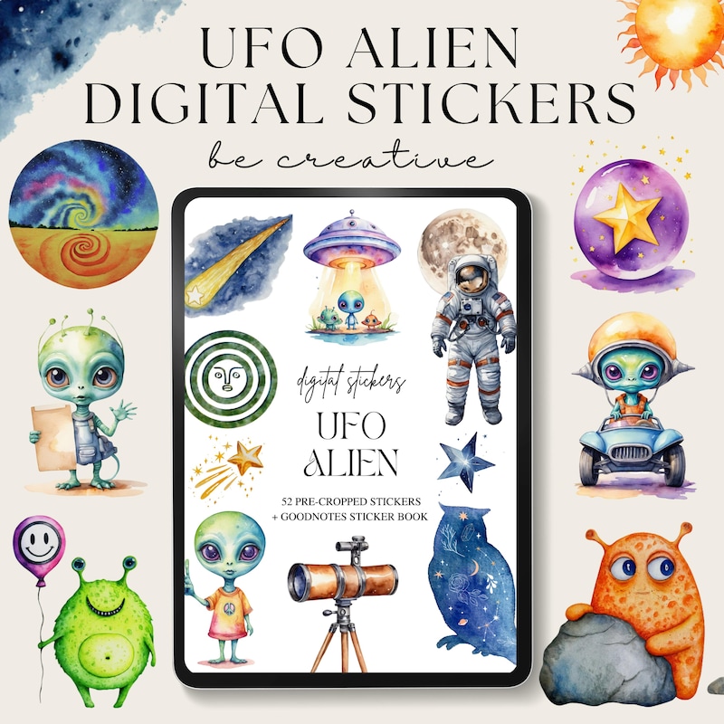 Space Stickers - Etsy