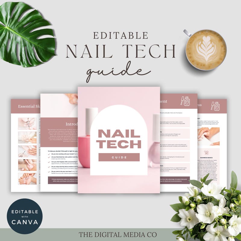 Nail Tech E Book Template - Etsy