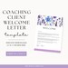 Coaching Client Welcome Letter, Done-for-you Email, Life Coaching ...