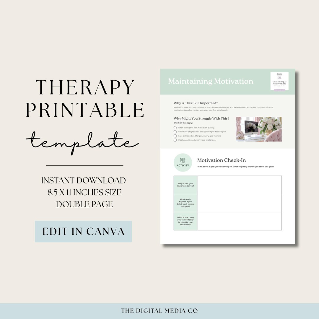 Maintaining Motivation Sheet, Executive Functioning Coaching Tool ...