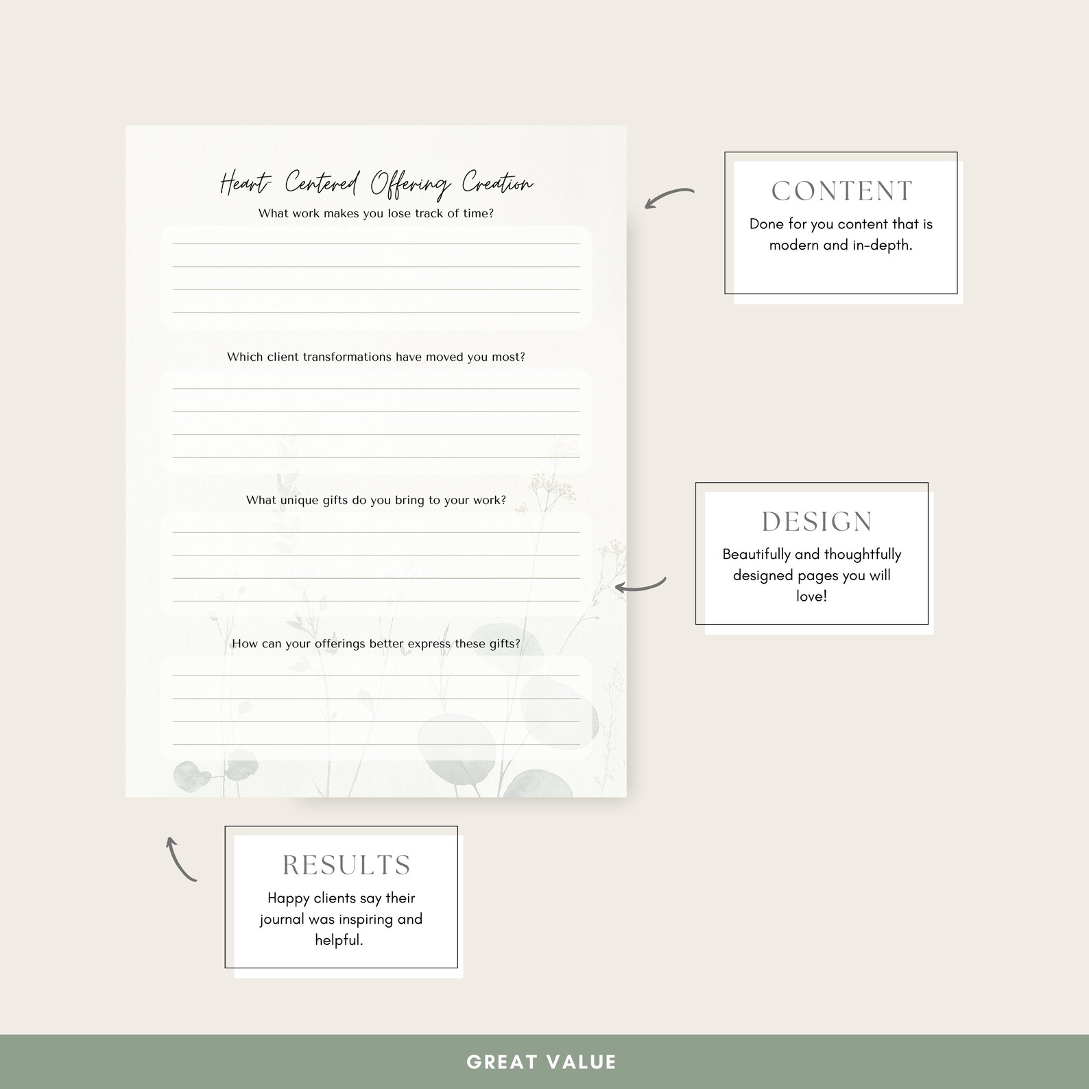 New Year Journal, End of Year Reflections Workbook, 2024 Printable ...