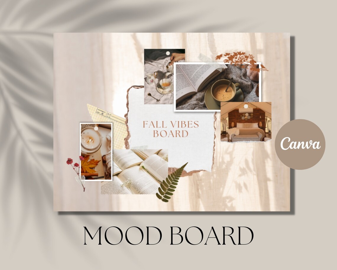 Canva Mood Board Bundle Canva Vision Board Templates - Etsy