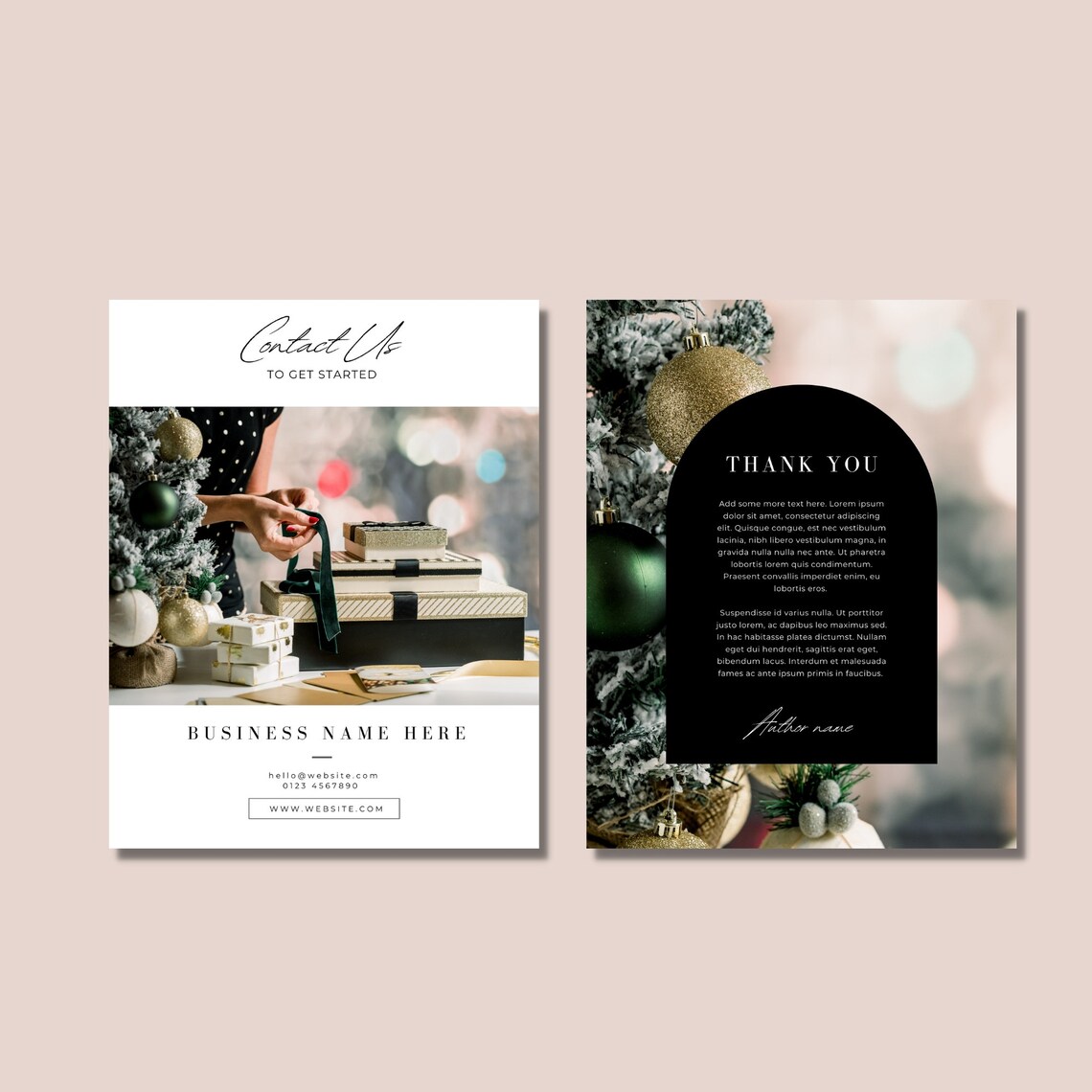 Christmas Catalogue Template, INSTANT DOWNLOAD, Wholesale Gift ...