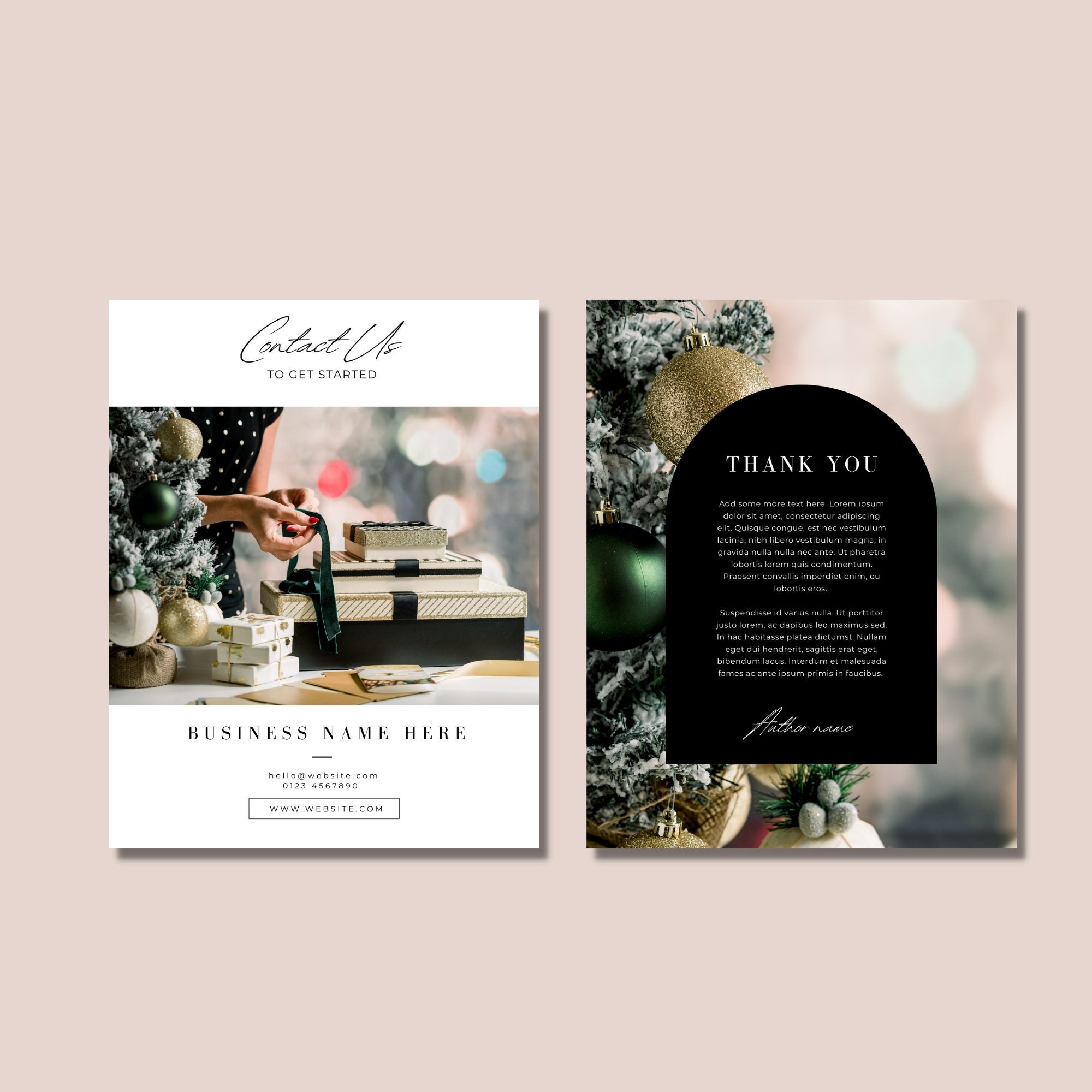 Christmas Catalogue Template INSTANT DOWNLOAD Wholesale Gift - Etsy