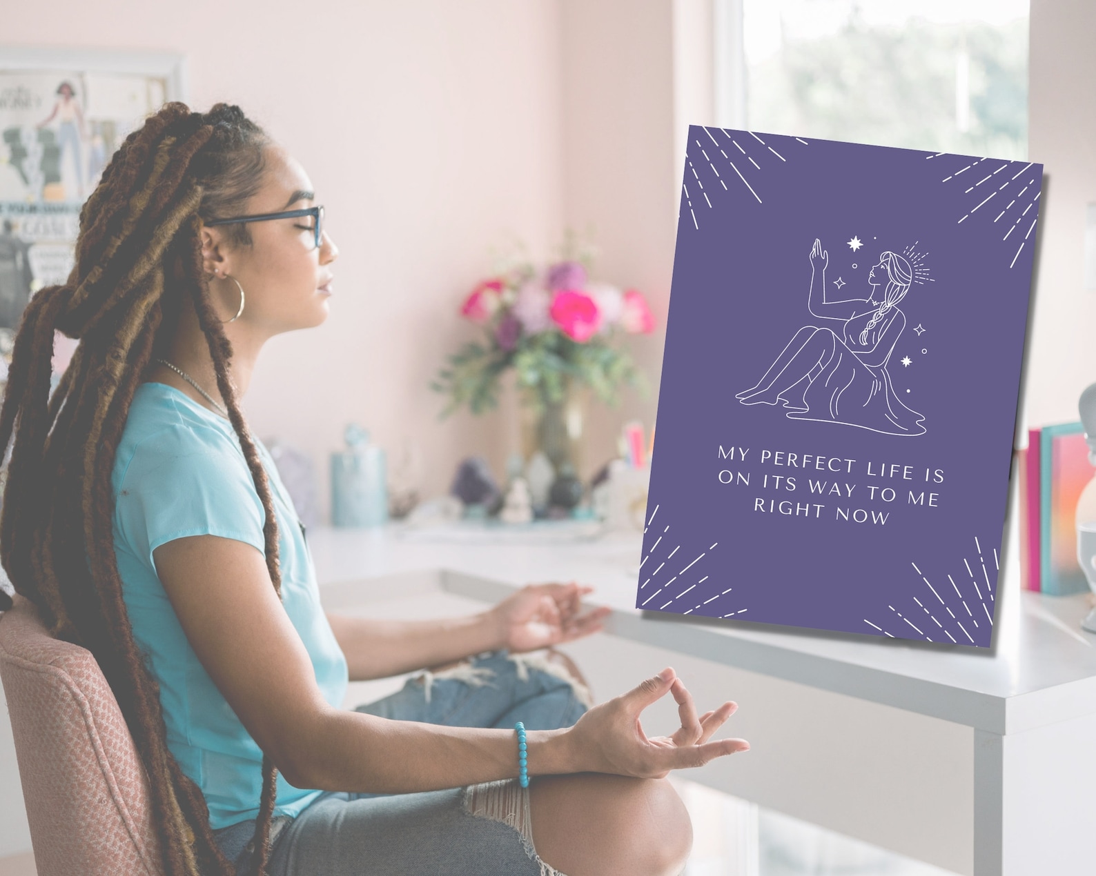 Affirmation Cards Template Canva, Affirmation Station, Printable ...