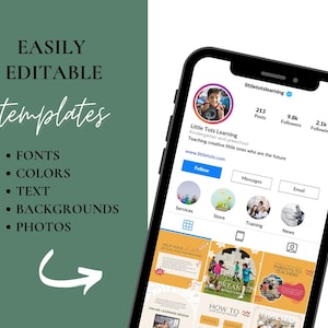 School Instagram Posts, Educational Social Media, Templates, Instagram ...
