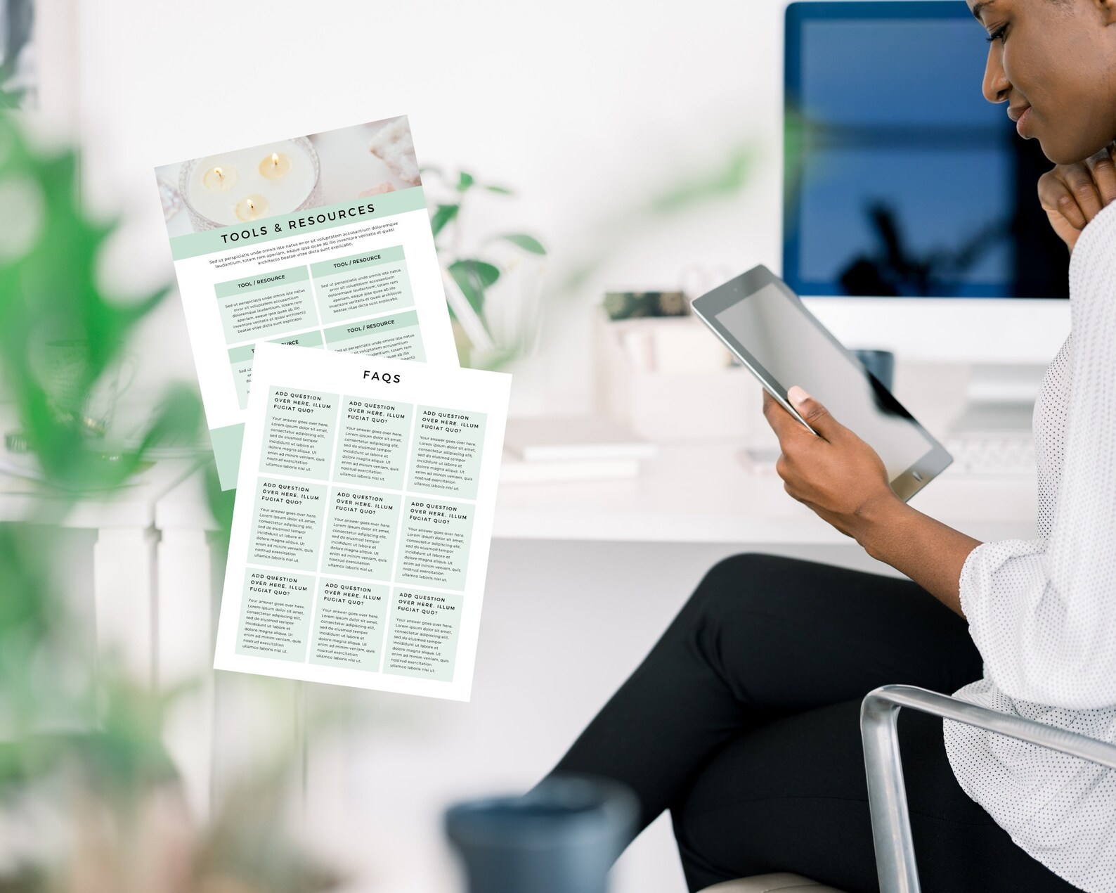 Printable Template Canva, Workbook Template Canva, Lead Magnet Workbook ...