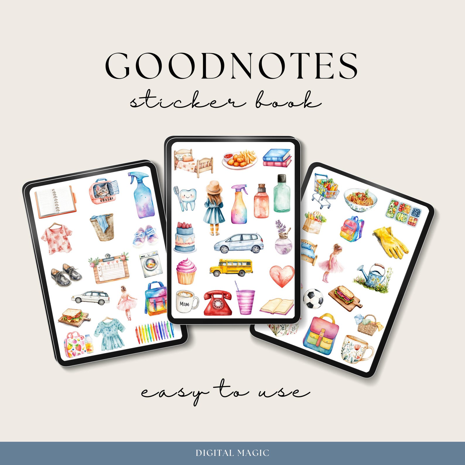 Mom Life Stickers, Goodnotes Family Stickers, Digital Mama Stickers ...