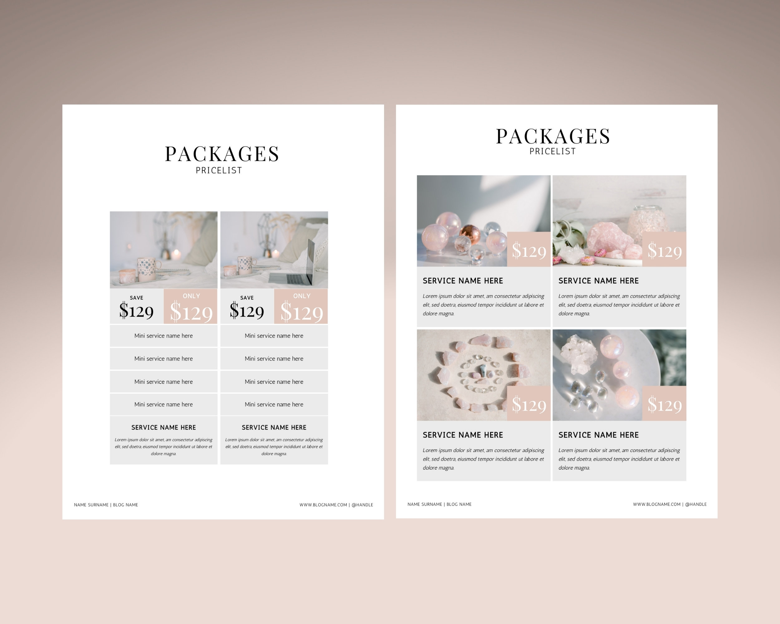 Media Kit Influencer Template Canva Media Kit Canva Template - Etsy