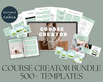 Ultimate Course Creator Toolkit Template Bundle - Etsy