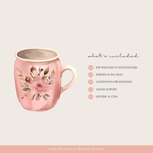 Pink Boho Digital Planner Stickers, Everyday Stickers, Fashionista ...