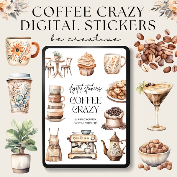 Latte Sticker - Etsy