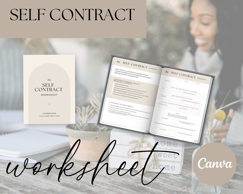 Done for You Worksheet Business Coach Self Contract Workbook - Etsy