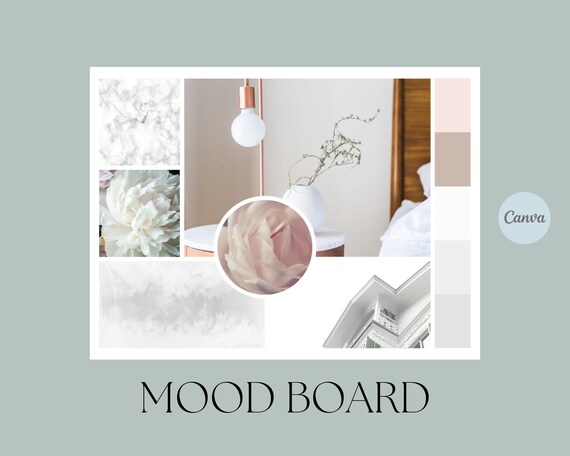 Canva Mood Board Bundle Canva Vision Board Templates - Etsy