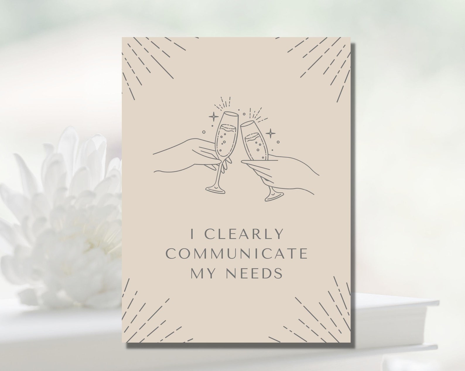 Affirmation Cards Template Canva Boundaries Affirmation - Etsy
