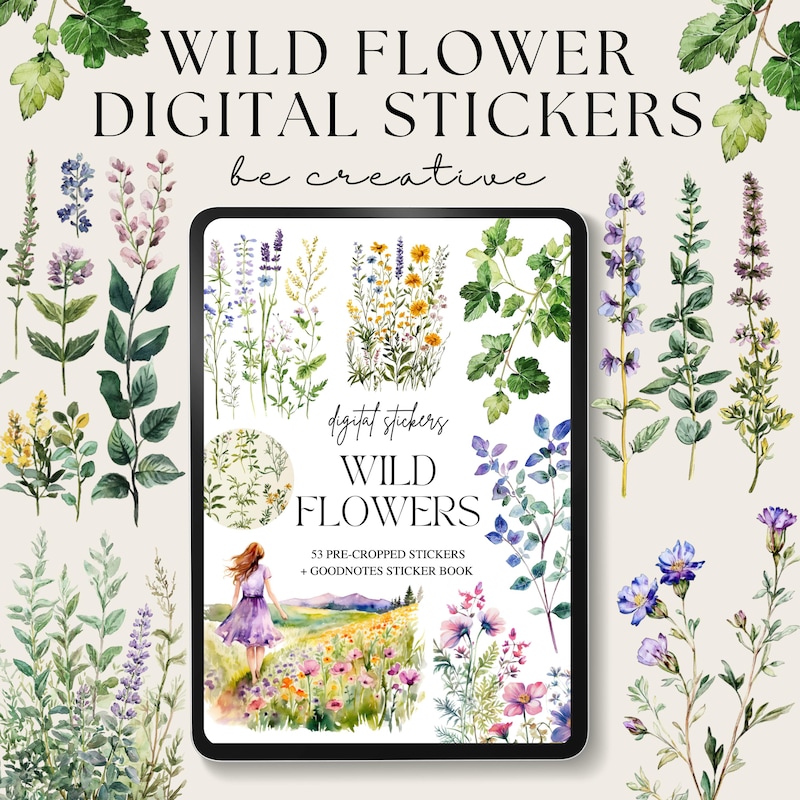 Flower Stickers - Etsy