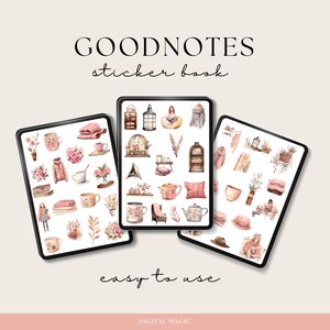 Pink Boho Digital Planner Stickers, Everyday Stickers, Fashionista ...