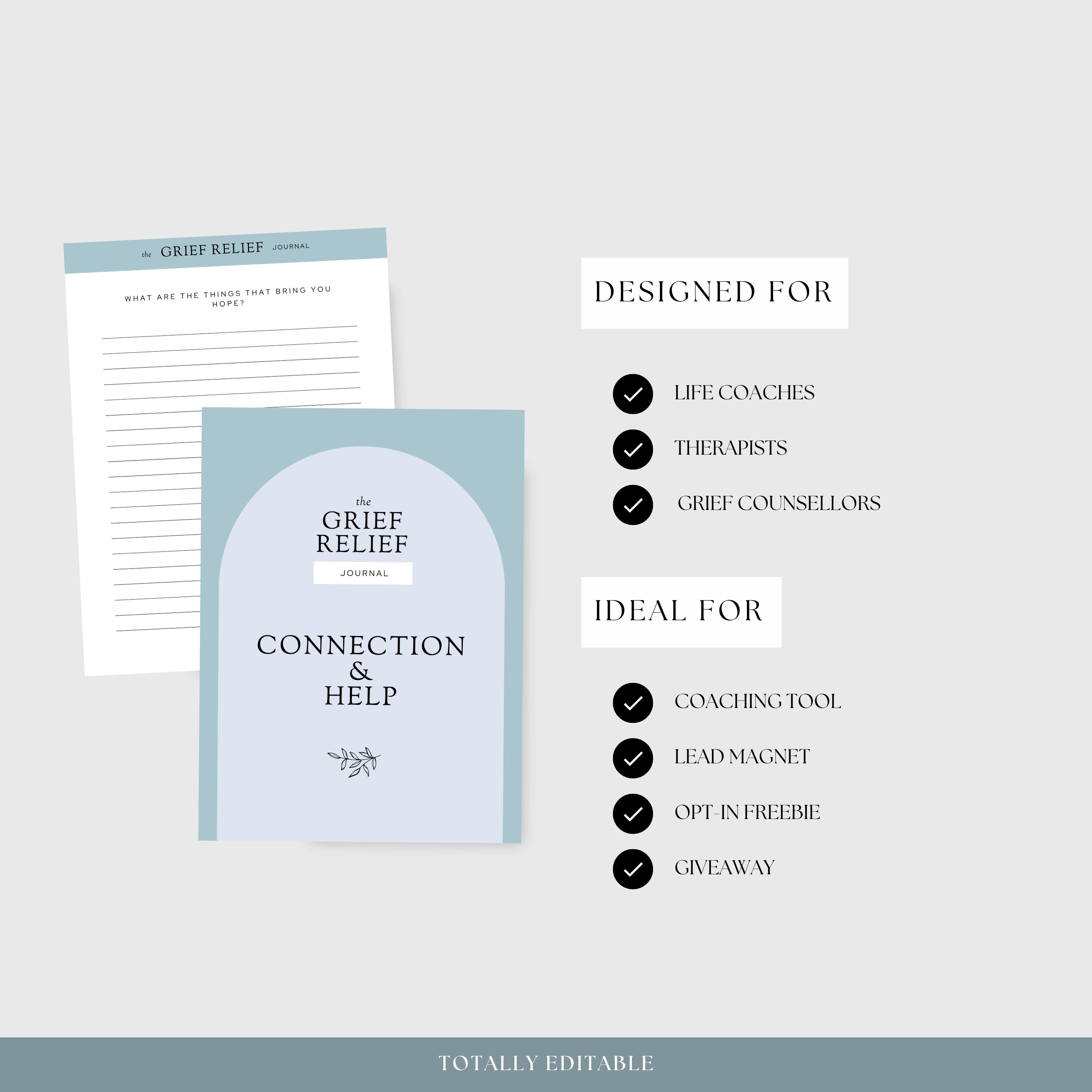 Guided Grief Remembrance Journal Digital Handbook and - Etsy