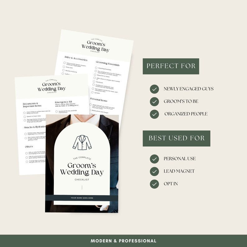 Grooms Checklist | Printable Wedding Day Check List | Husband-to-be ...