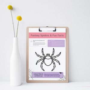 Spider Activity Work Sheets for Preschoolers, Halloween Craft ...